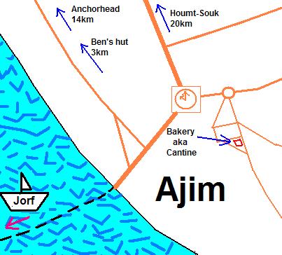 Map of Ajim - Star Wars Locations